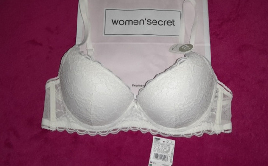 WS beli cipka,tila push up 75B NOVO!%