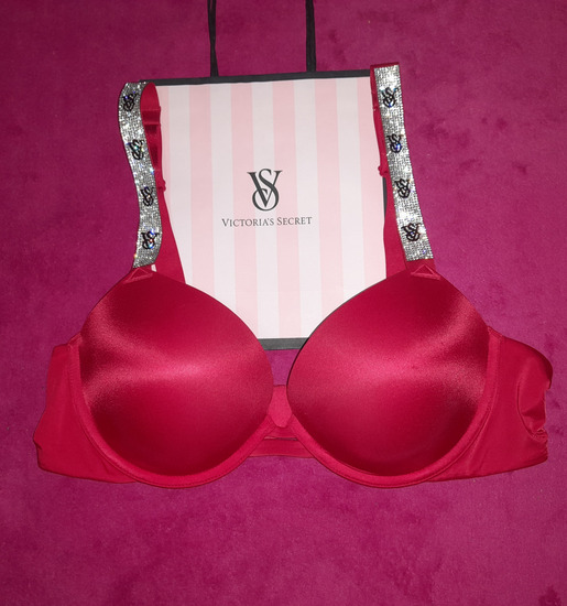 VS crveni microfiber bretele cirkoni logo 85B%