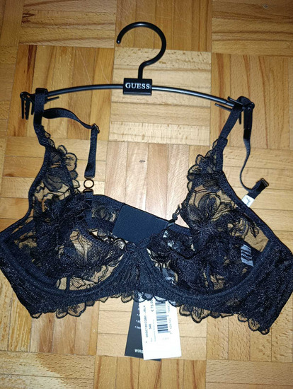 GUESS crni cipkani brushalter NOVO