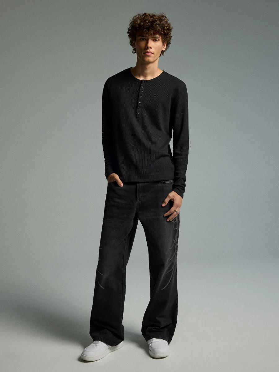 Baggy fit farmerke