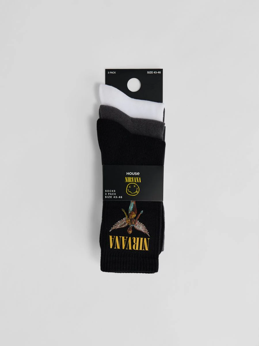 Čarape paket od 3 komadai Nirvana