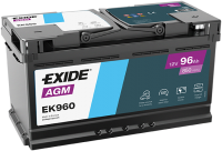 EXIDE AGM 12V 96Ah D+