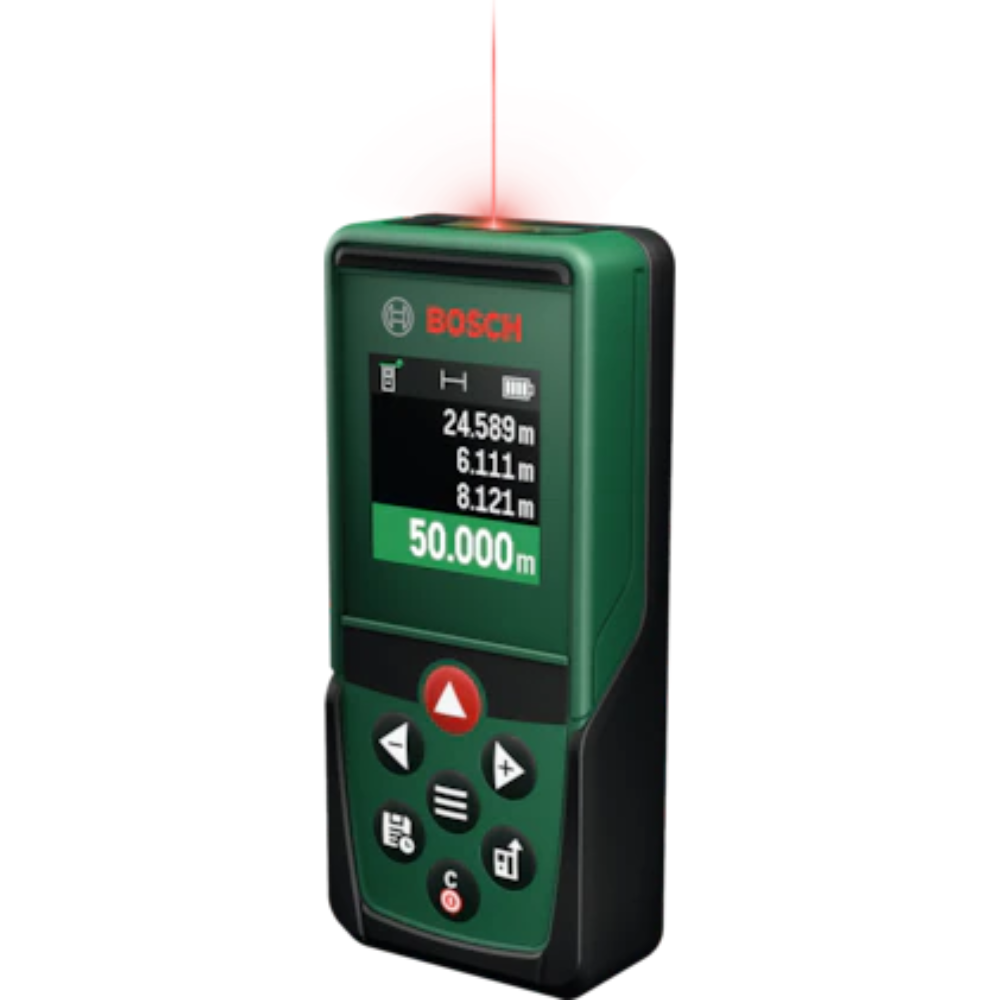 Bosch – Digitalni laserski daljinomer PLM50-23, 2 x 1,5-V-LR03 (AAA) – 0603672N00