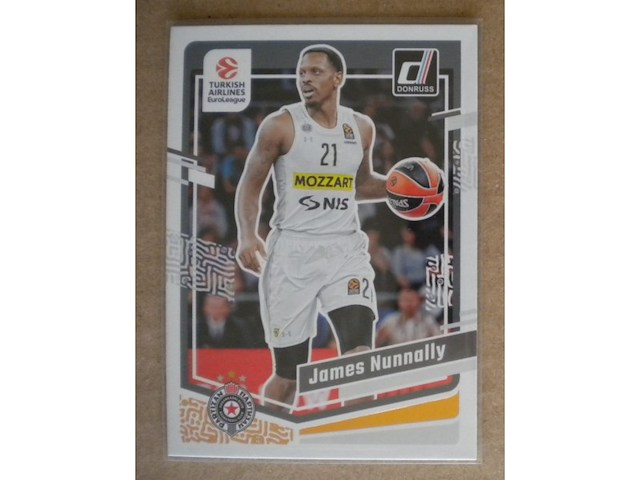 Kartica `EuroLeague Basketball 2023-24-James Nunnally`
