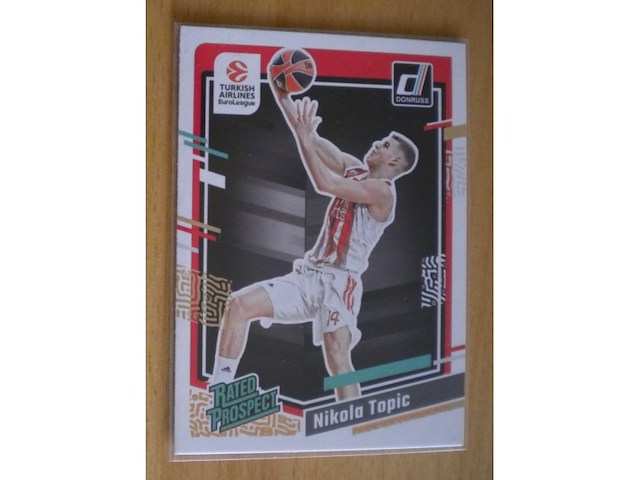 Kartica `EuroLeague Basketball 2023-24-Nikola Topić`