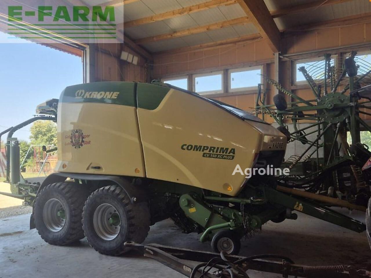 Krone comprima cv 150 xc plus balirka za četvrtaste bale