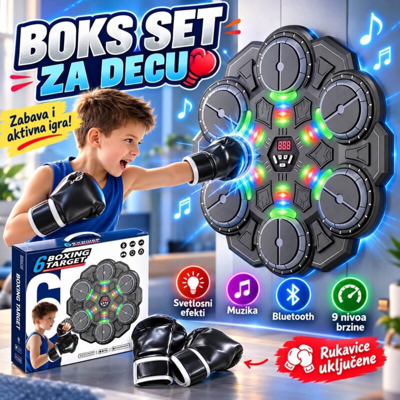 Boks set za decu + rukavice