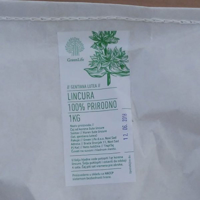 CAJ LINCURA ZUTA 1KG