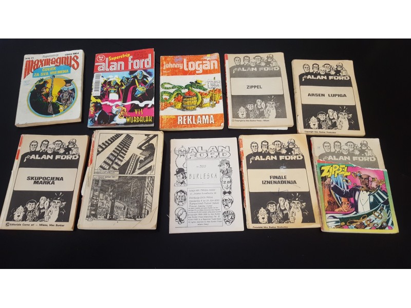 Alan Ford Lot 10 stripova