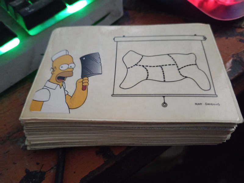 The Simpsons Panini