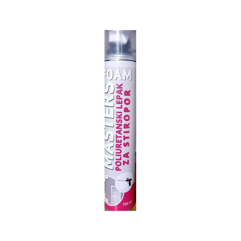 PUR PENA ZA STIROPOR PIŠTOLJSKA 750ml MASTERS
