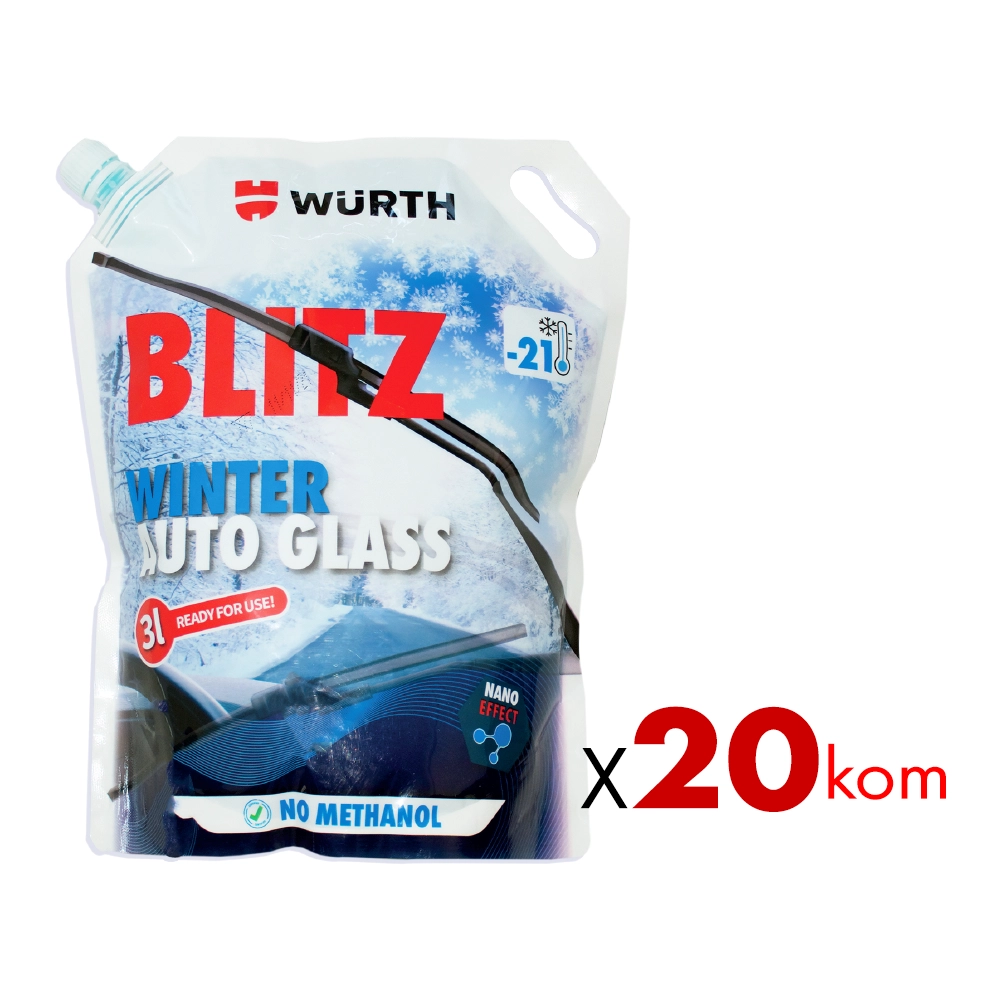 20 x BLITZ - Zimska tečnost za stakla 3l