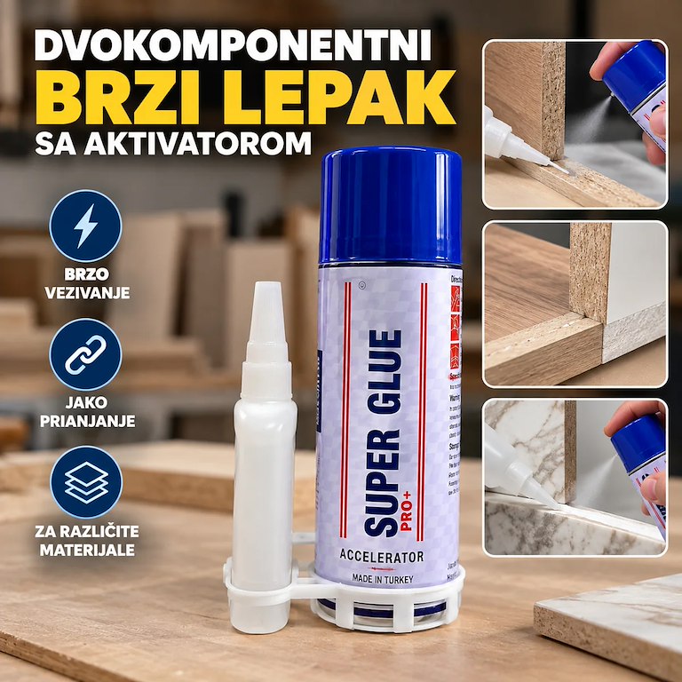 Dvokomponentni Brzi Lepak sa Aktivatorom