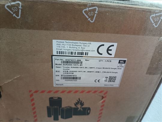 Huawei 10KTL-M1 hibridni invertor+smart metar