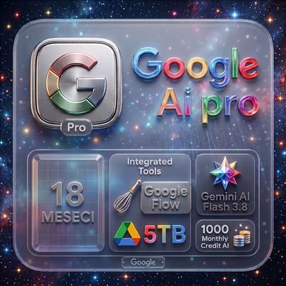 Google AI Pro - Gmil nadogradnja na 5TB prostora