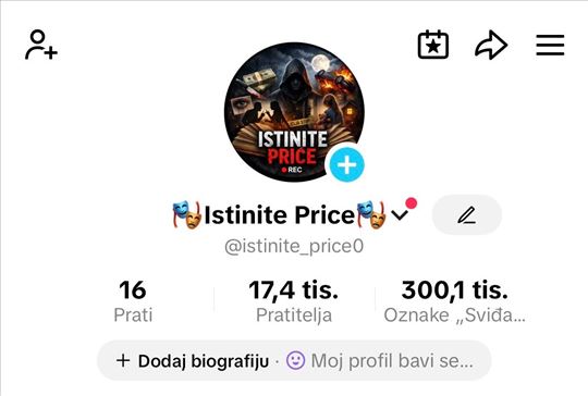 Prodaja TikTok Profil