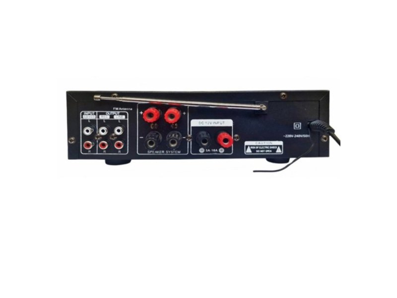 ATC AUDIO POJACALO AMP-301 2X25W, USB/SD/FM/MIC/DISPLAY/ECHO/BLUETOOTH, FM: 87.5MHZ-108.5MHZ, 4-16OM