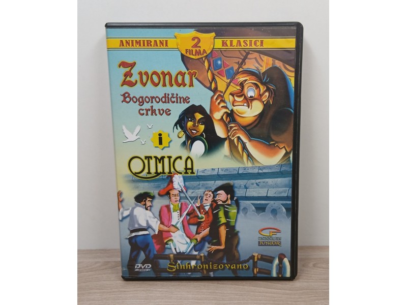 Zvonar Bogorodičine Crkve i Otmica –Crtani Film DVD