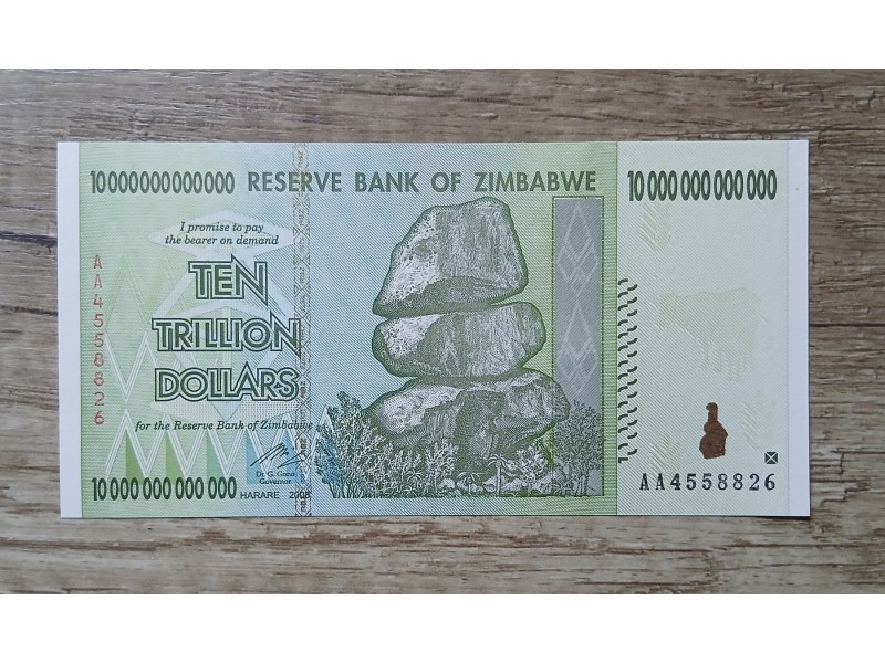 N 243 - Zimbabve - 10 milijardi dolara 2008 - REĐA -
