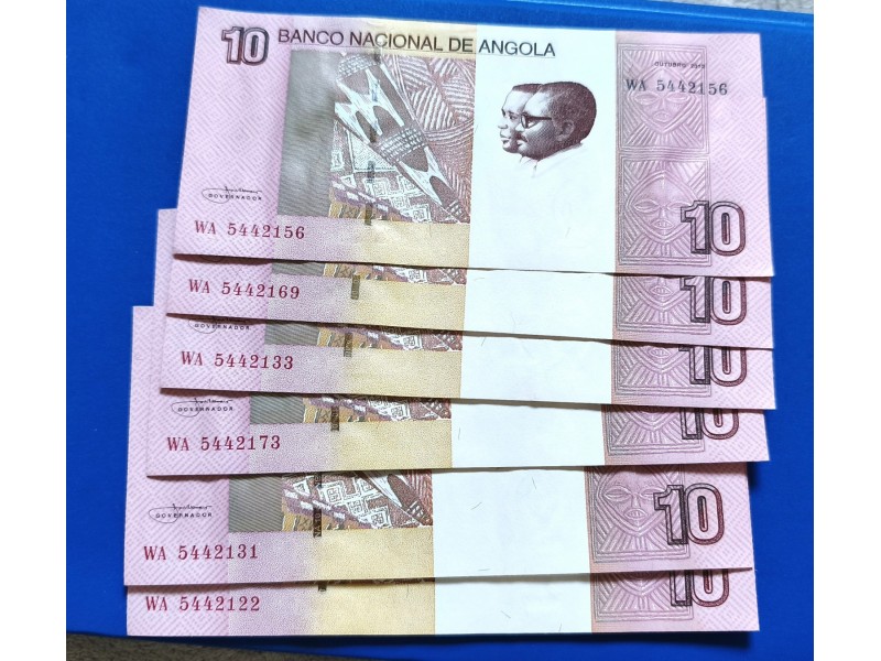 Angola UNC -Cena za jednu novčanicu