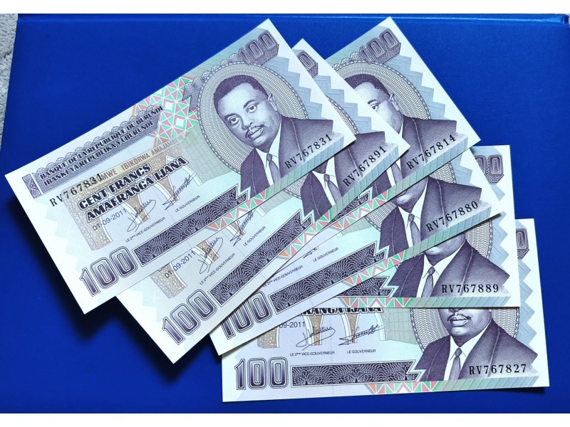 Burundi UNC - Cena za jednu novčanicu