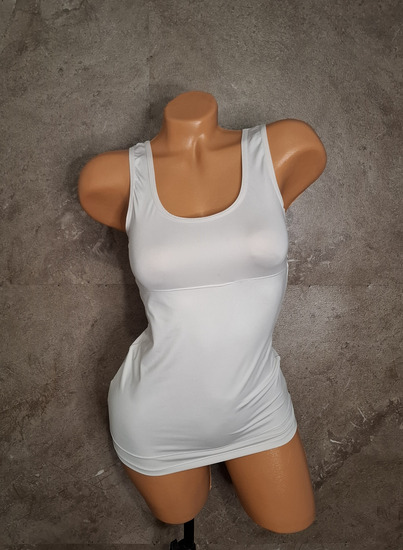 Bela majica za trening Xs