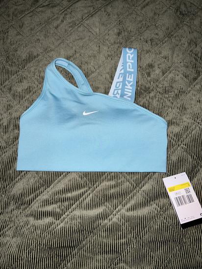 NIKE Pro Swoosh Asymmetrical. Bra vel.S NOVO