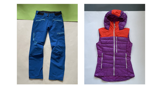 %18650 Norrona softshell pantalone +perjani prsluk