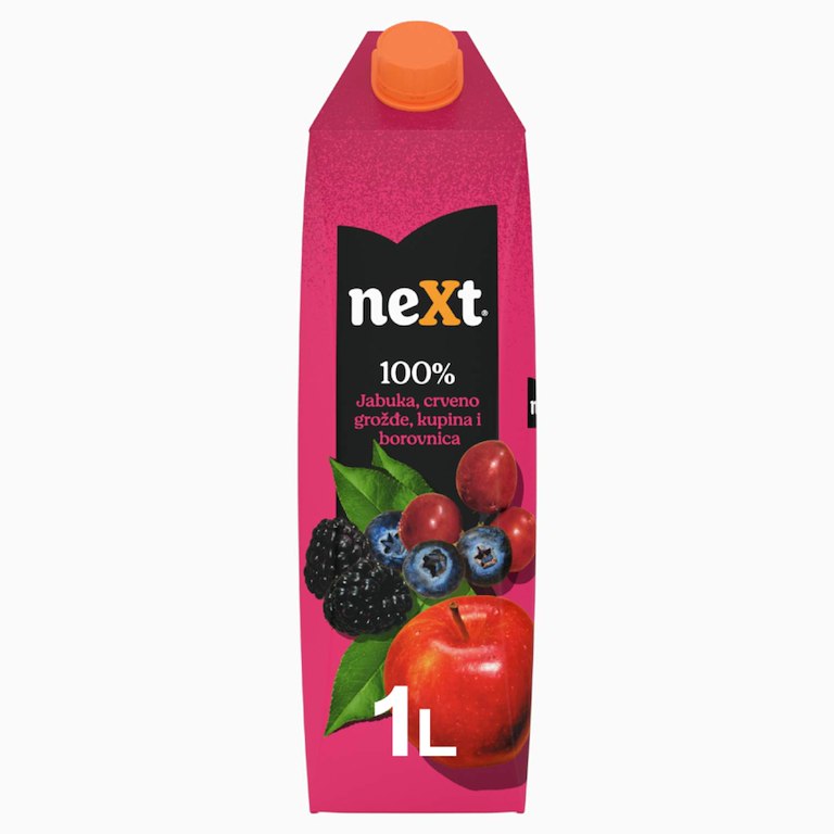 Sok premium moćne bobice 100% 1l Next