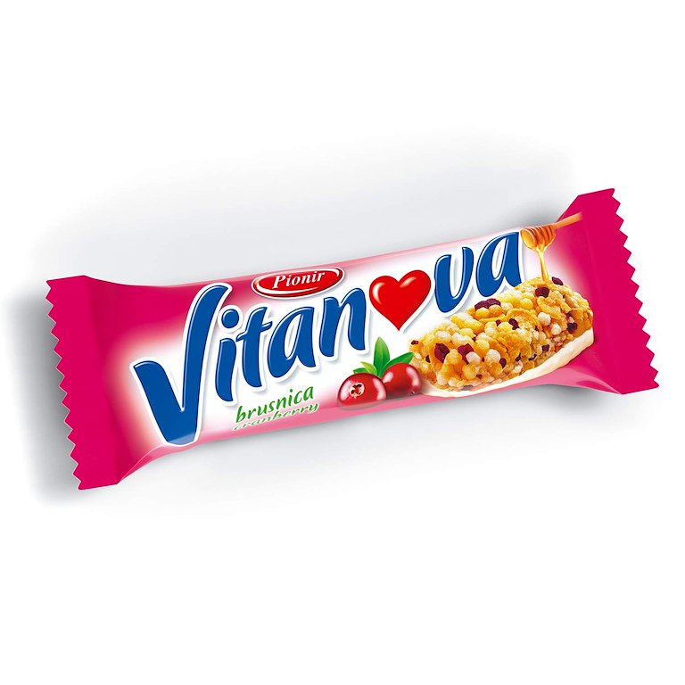 Žitni bar Vitanova brusnica 25g Pionir