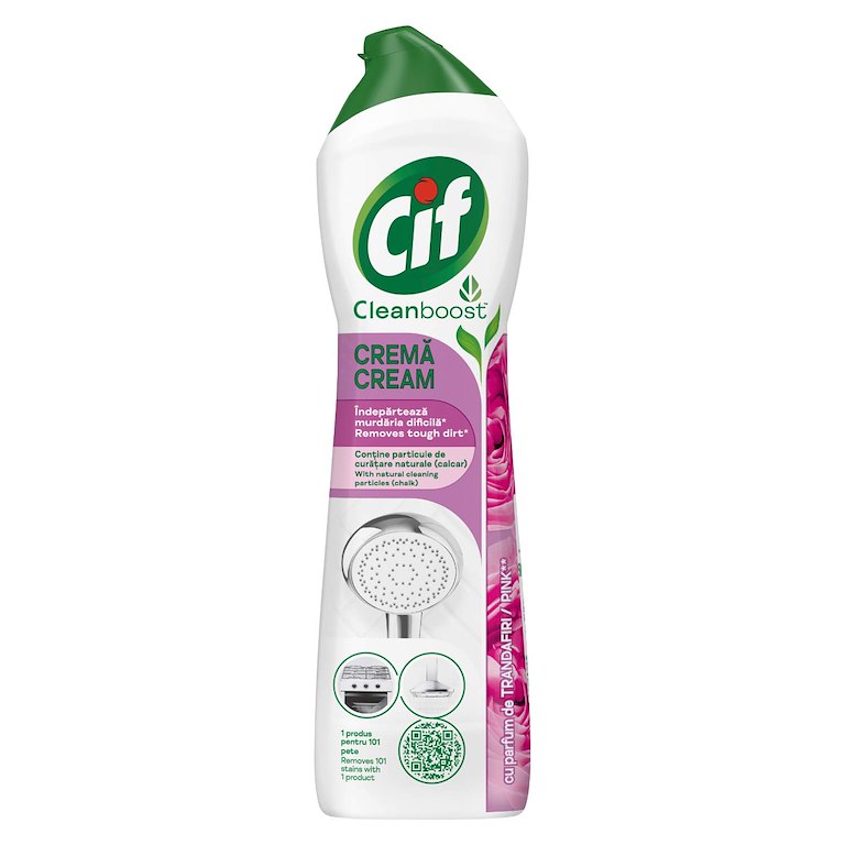 Sredstvo za čišćenje krem rozi cvet 500ml Cif