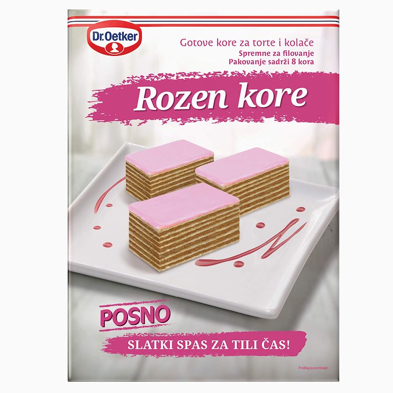 Kore za rozen tortu 430g Dr. Oetker