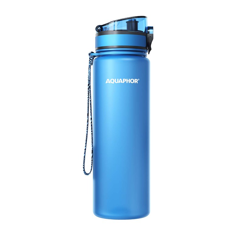 Flašica za vodu City 800ml plava Akvafor