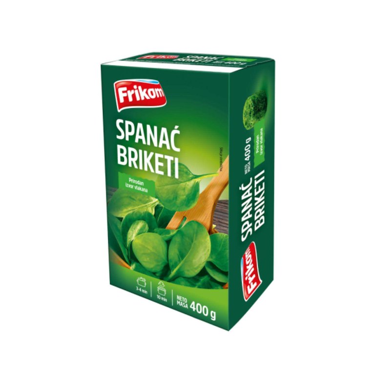 Spanać u briketima smrznut 400g Frikom
