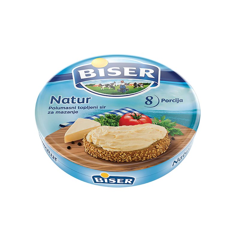 Sir topljeni natur 140g Biser