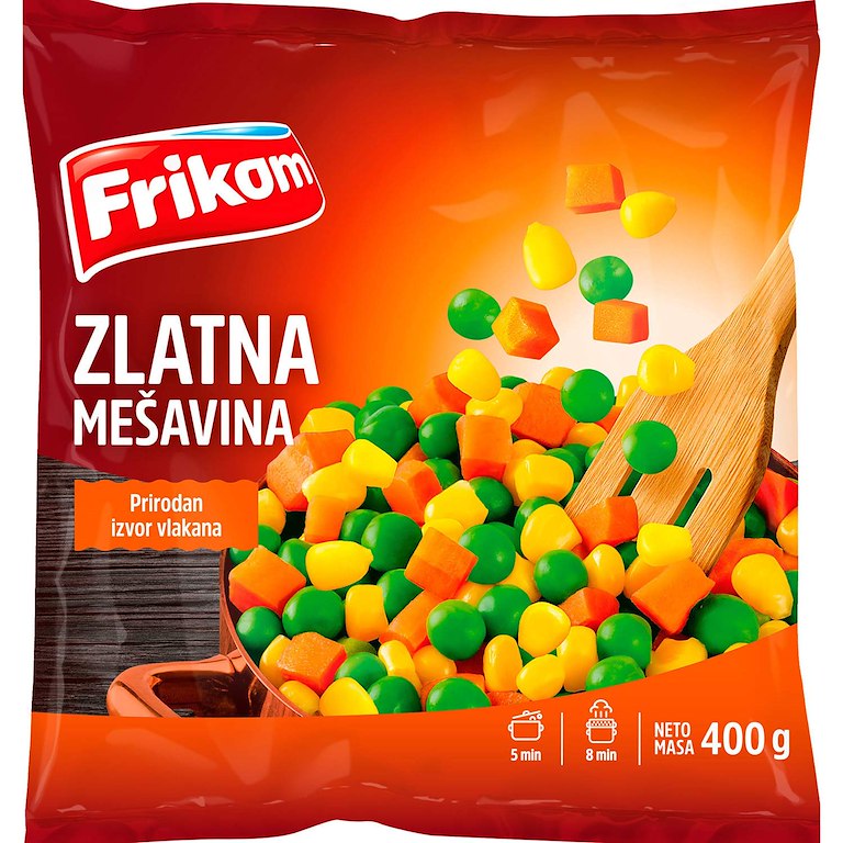 Smrznuta zlatna mešavina povrća 400g Frikom