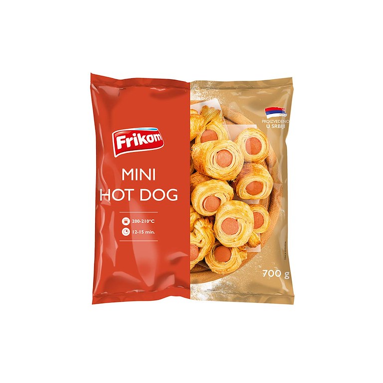 Hot dog mini smrznut 700g Frikom