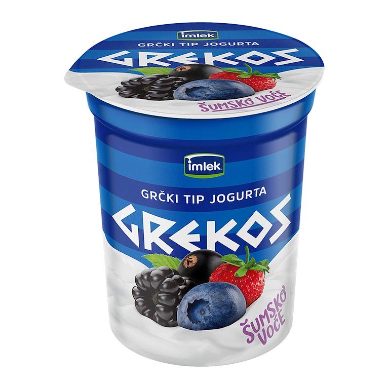 Jogurt grčki šumsko voće 400g Grekos