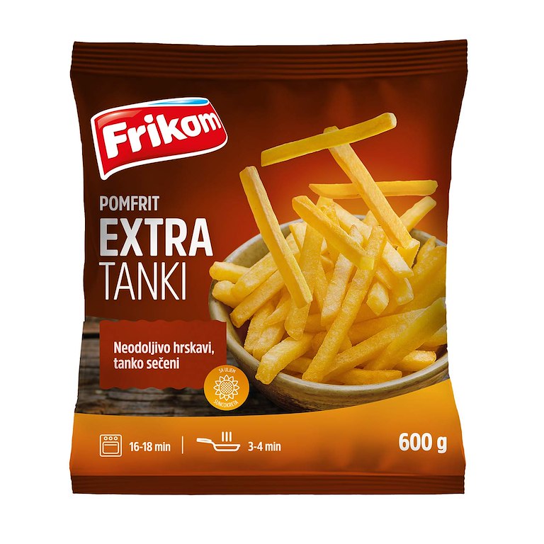 Pomfrit extra tanki smrznut 600g Frikom