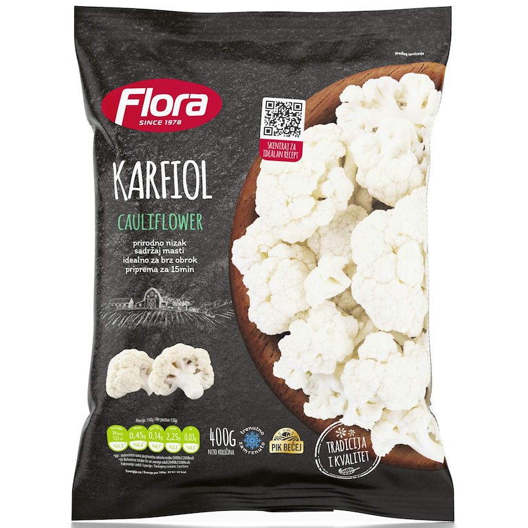 Karfiol smrznut 400g Flora