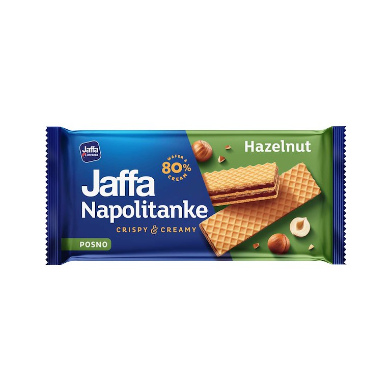 Napolitanke lešnik 187g Jaffa