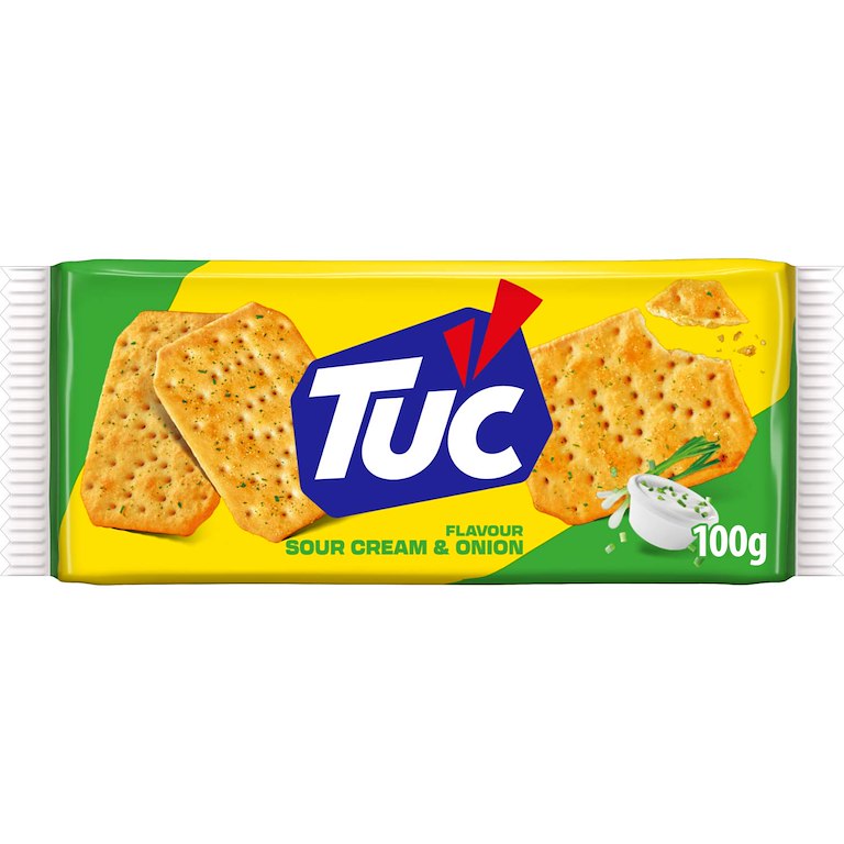 Kreker sa ukusom crnog luka i kisele pavlake 100g Tuc