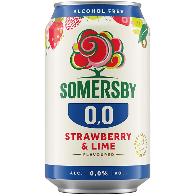 Somersby cider jagoda bezalkoholni 0,33l