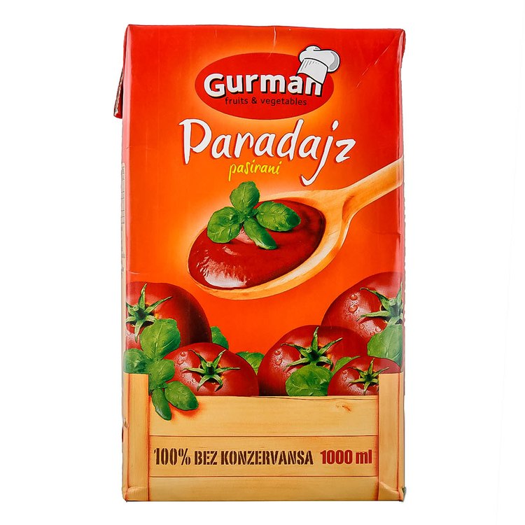 Paradajz pasirani 1l Gurman