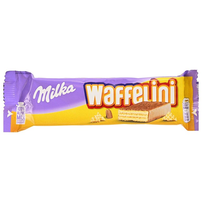 Vafl bar Waffelini milk 31g Milka