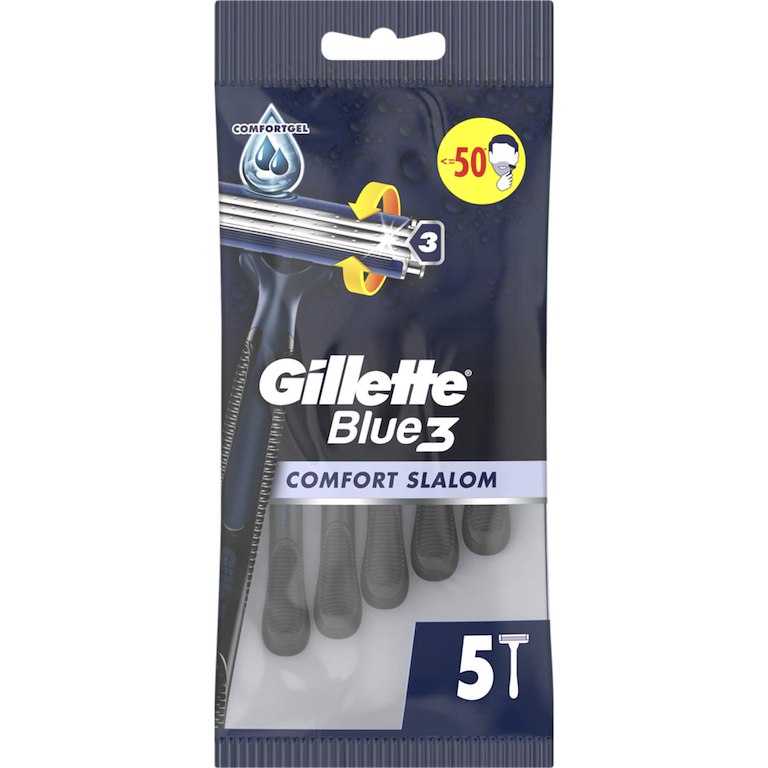 Brijač jednokratni Blue3 Comfort Slalom 5/1 Gillette