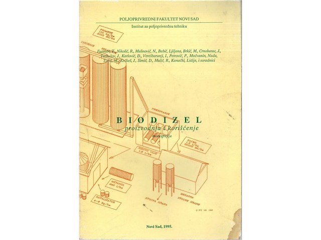 BIODIZEL - PROIZVODNJA I KORIŠĆENJE (monografija)