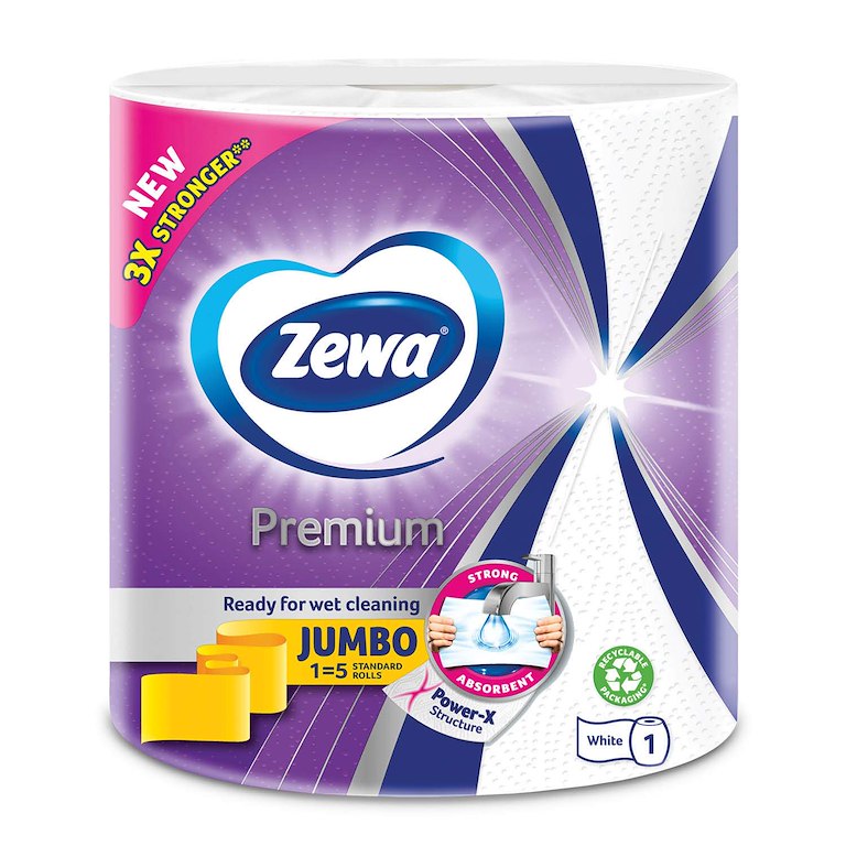 Ubrus jumbo troslojni 6/1 230 listova Zewa