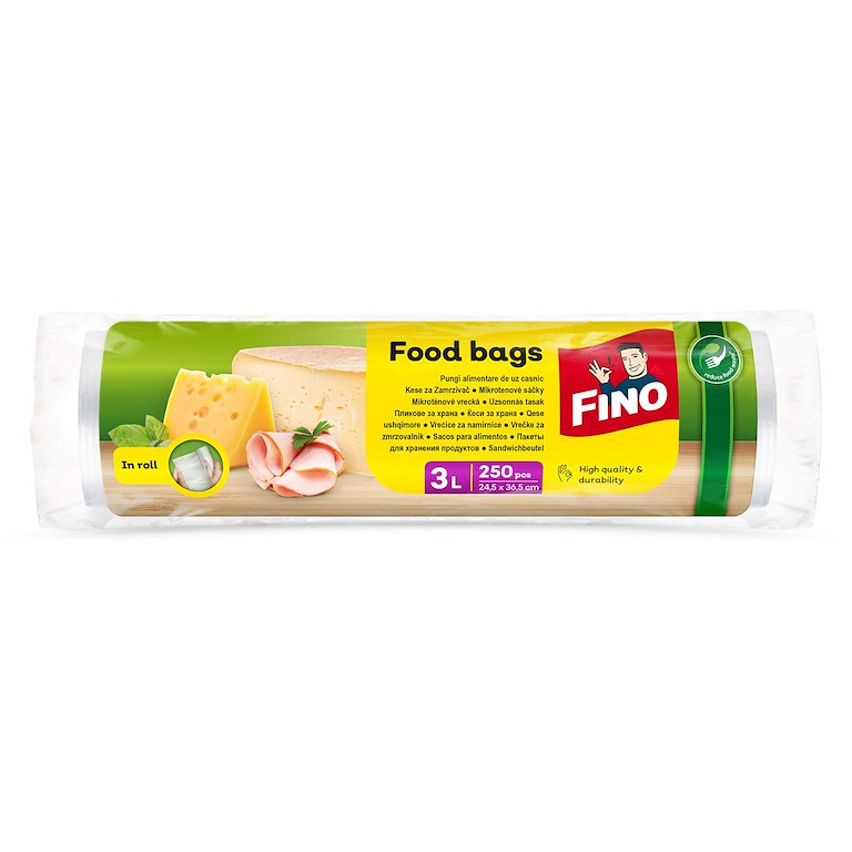 Kese za zamrzivač rolna 3l 250kom Fino