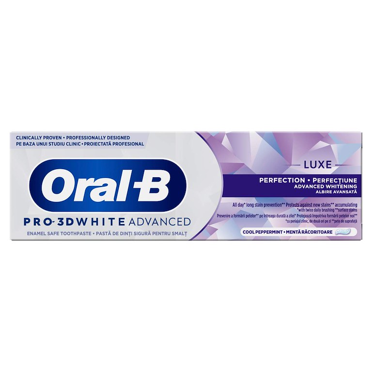 Pasta za zube Pro 3D White advanced luxe perfection 75ml Oral-B